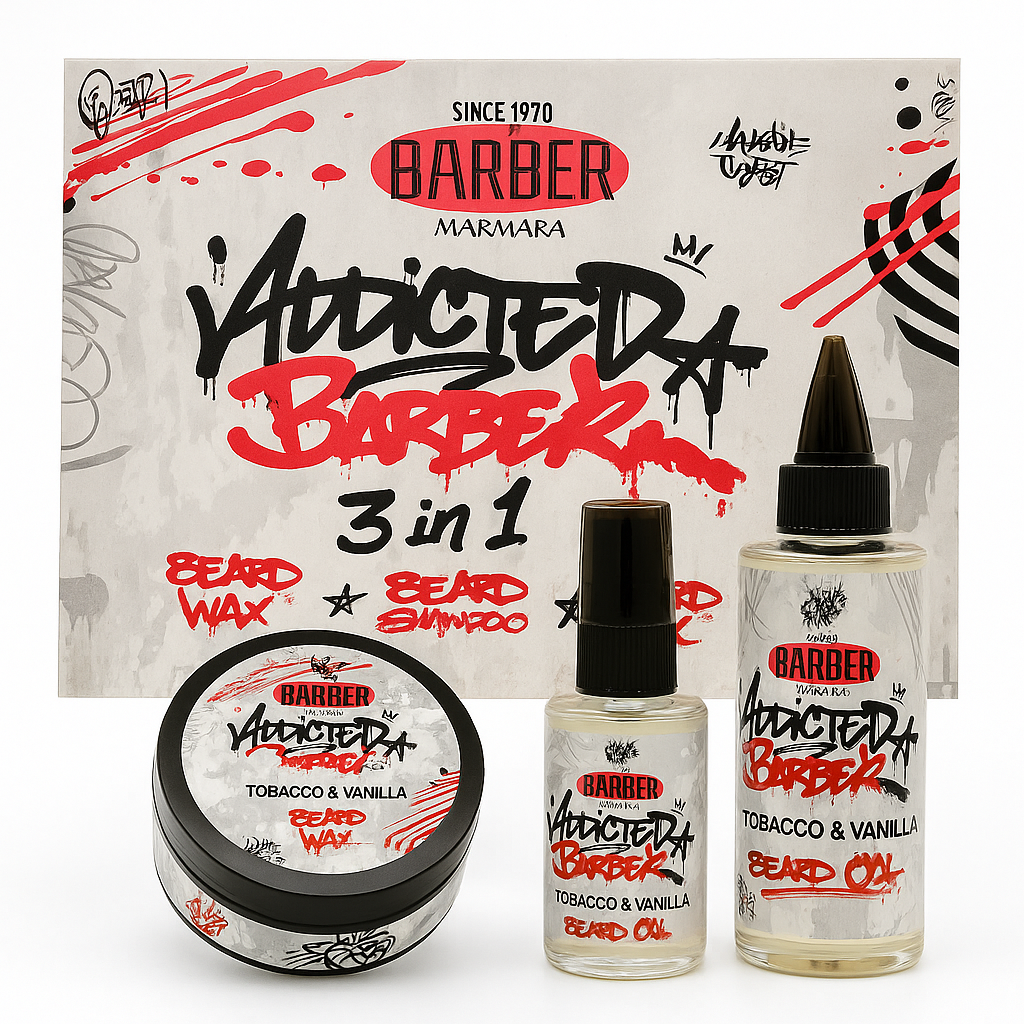 BARBER MARMAR BEARD SET TOBACCO & VANILLA – Xcluciv Barber Supplier